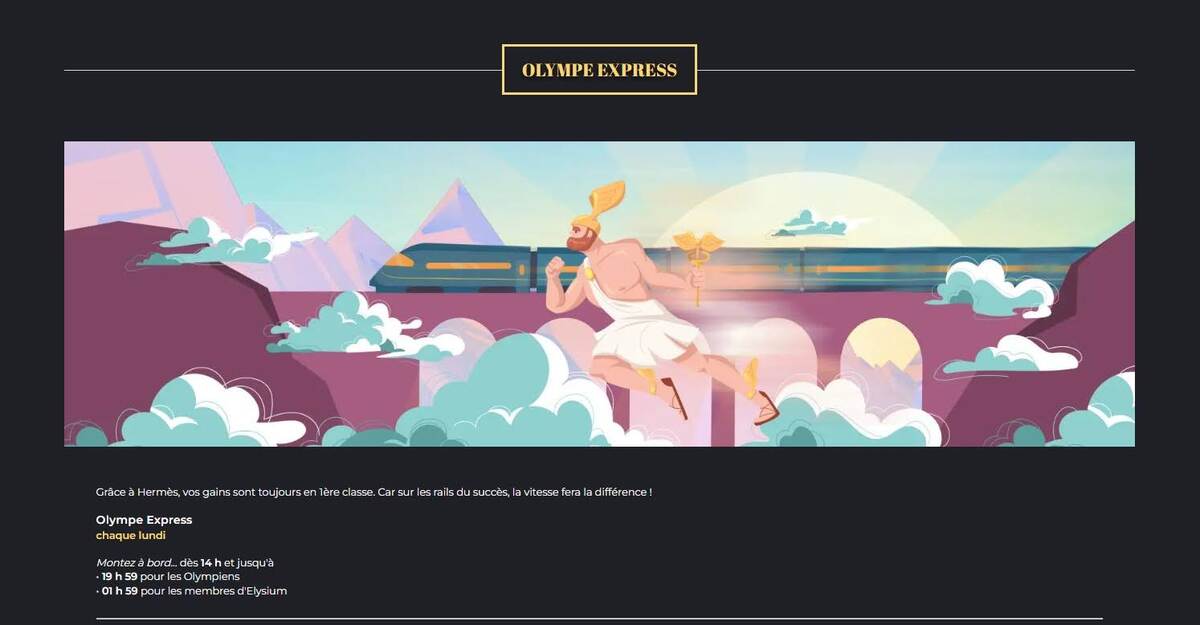 Olympe casino | Bonus 200% sans condition de mise